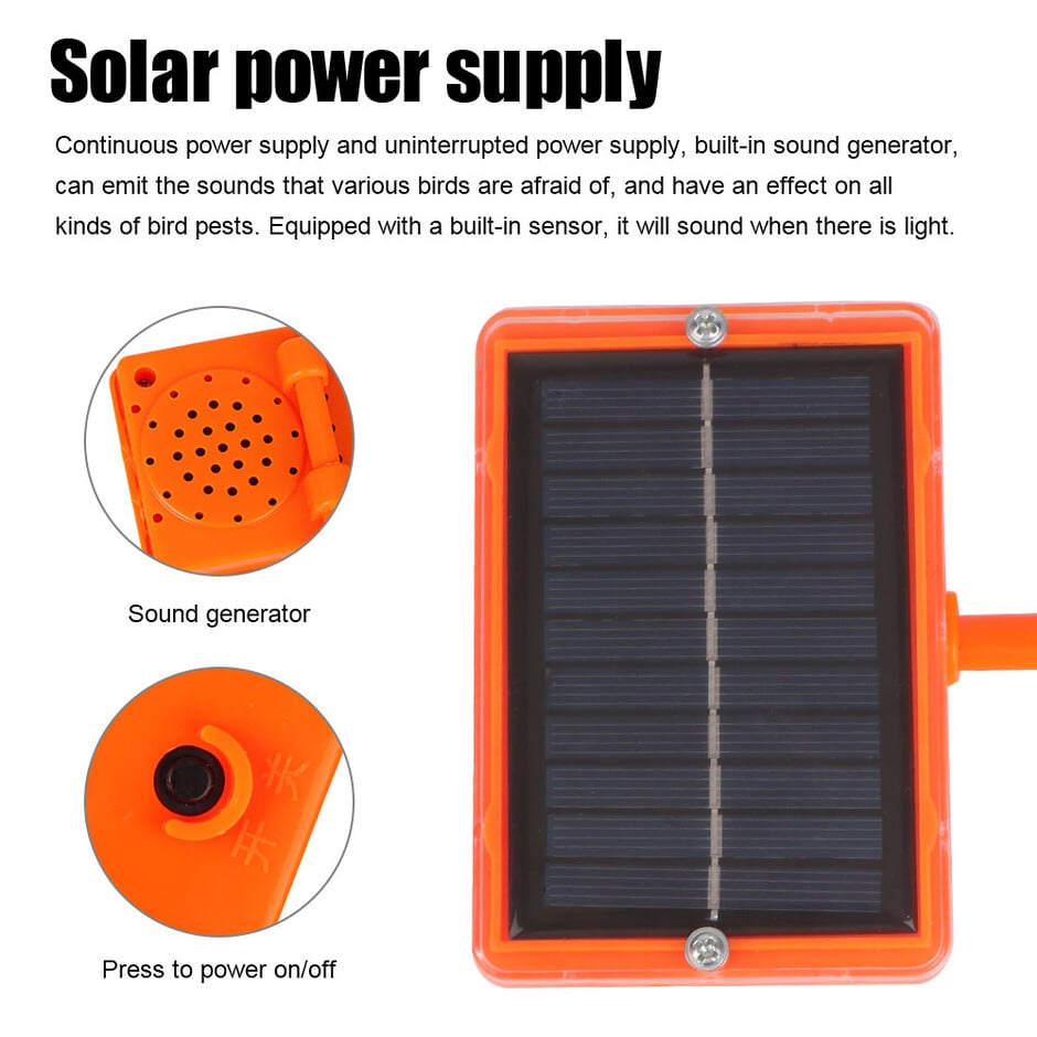 Badu.hr Solarni reflektirajući uređaj za tjeranje ptica Wind Power ...