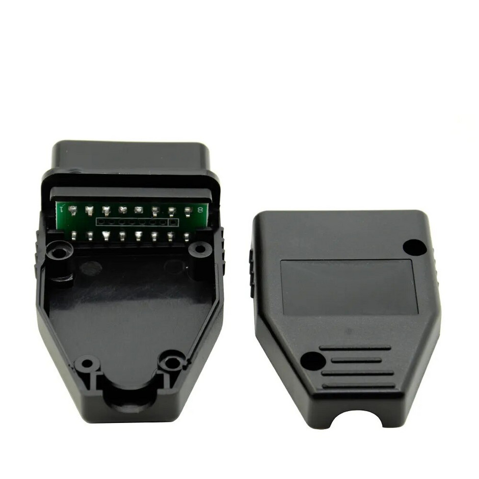 Badu.bg 10 бр./лот 16-пинов obd конектор obd2 16-пинов адаптер eobd2 ...