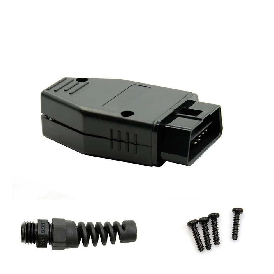 Badu.bg 10 бр./лот 16-пинов obd конектор obd2 16-пинов адаптер eobd2 ...